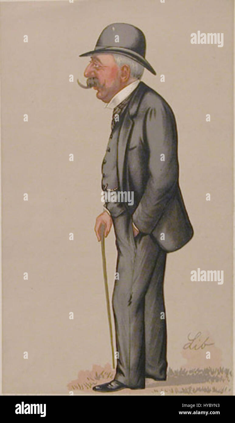 Maurice de Hirsch, featured in Vanity Fair on July 26, 1890, was a ...