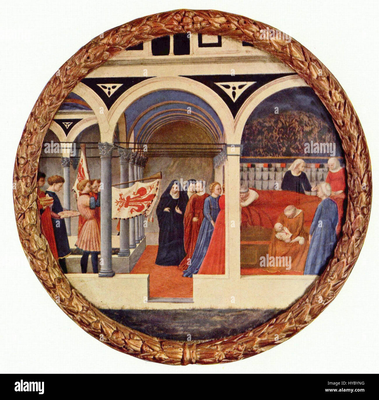 This reference pertains to a specific panel from the Pisa Altarpiece, a ...