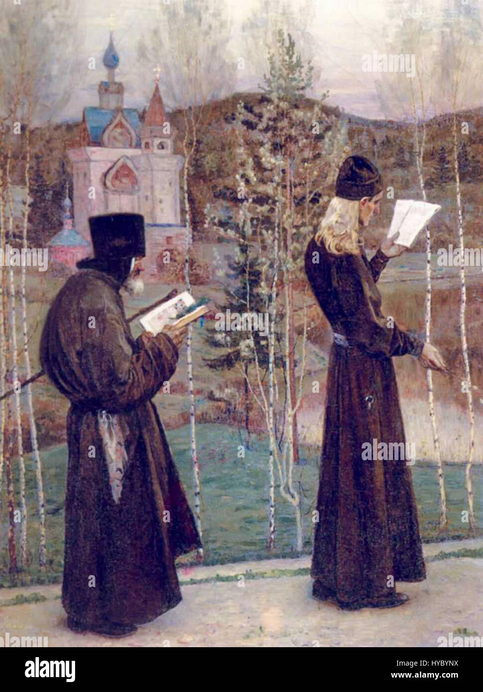 Mikhail nesterov work of art hi-res stock photography and images - Alamy