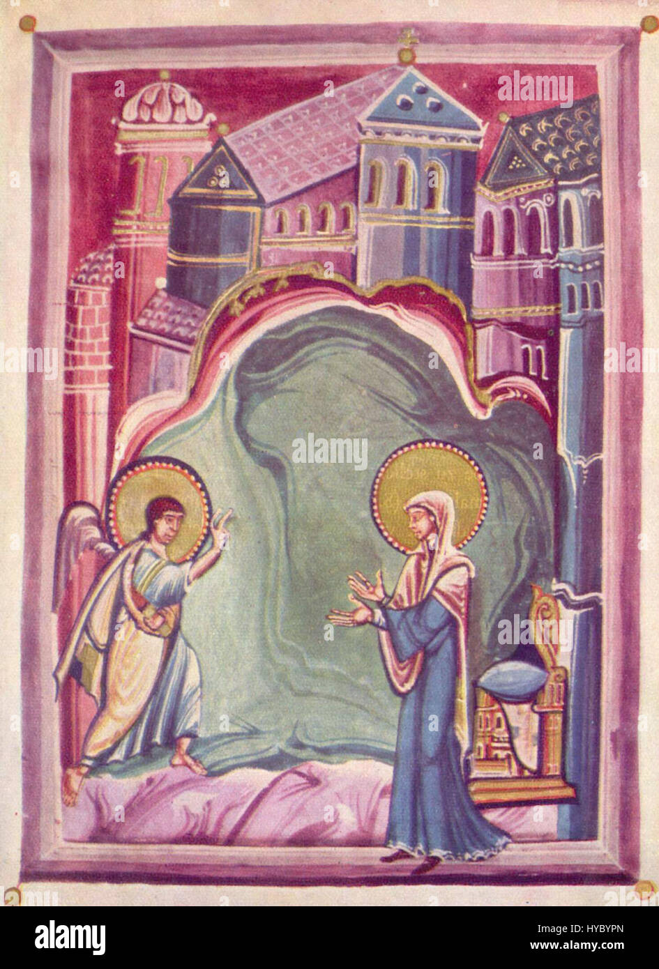 A work by the Master of the Sacramentary of St. Gereon, a medieval ...