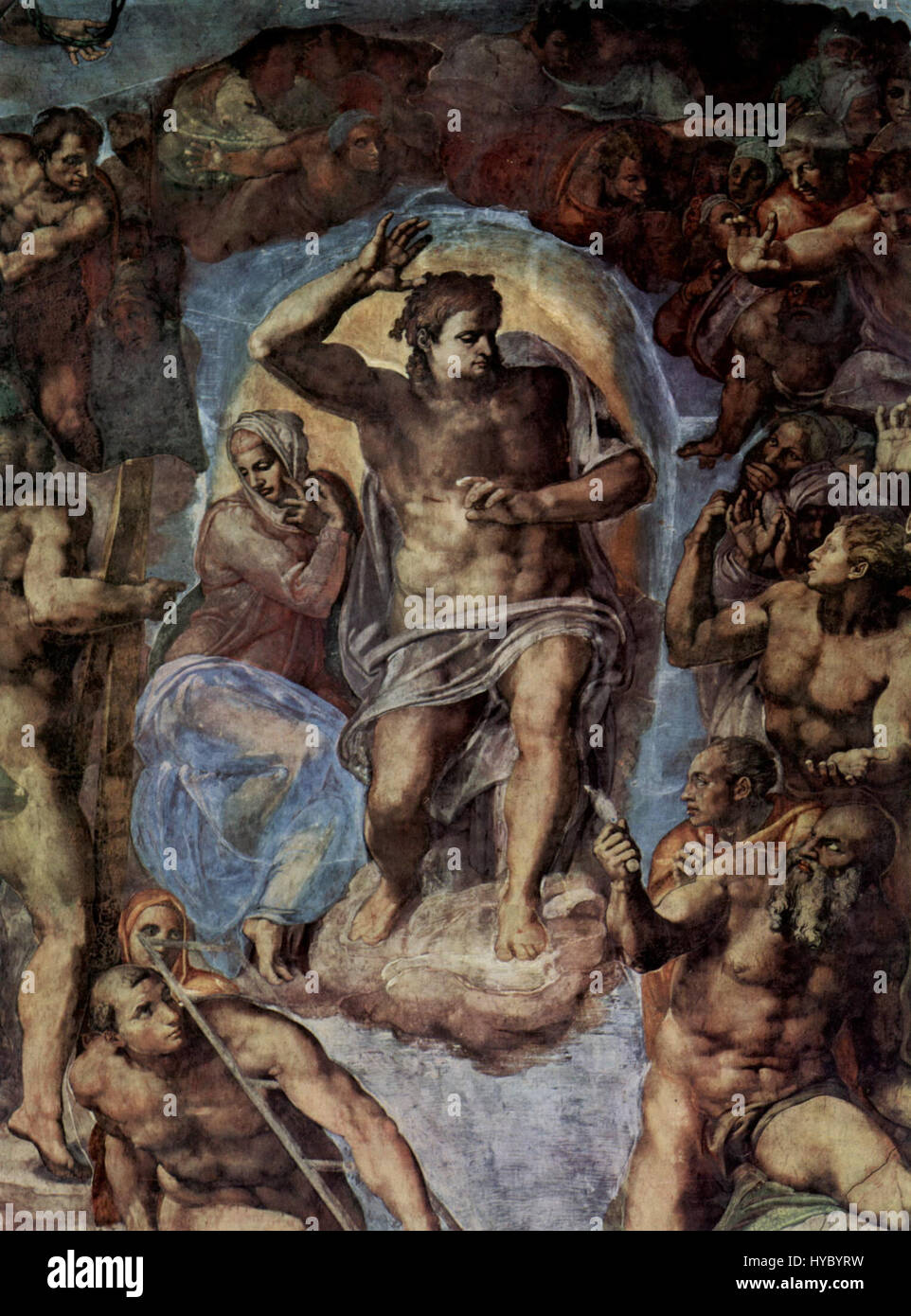 This image refers to a work by Michelangelo Buonarroti, a renowned ...
