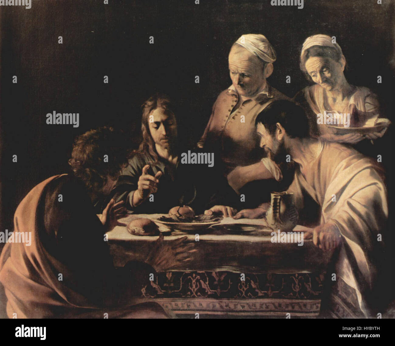 This painting by Caravaggio exemplifies his mastery of chiaroscuro, the contrast of light and ...