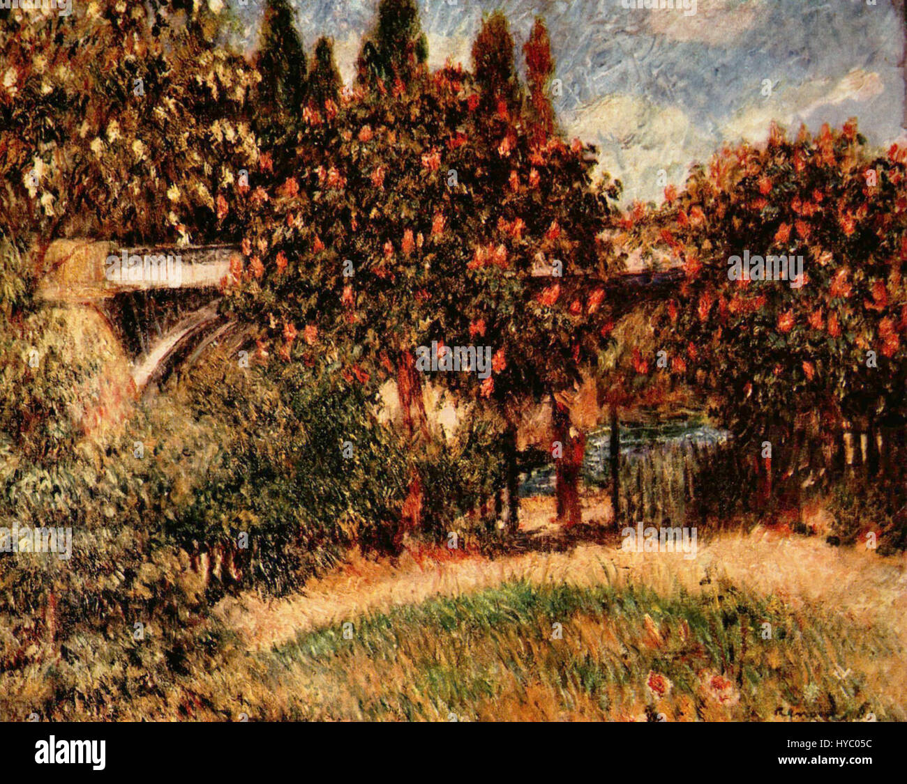 This work by Pierre-Auguste Renoir showcases his impressionist style ...