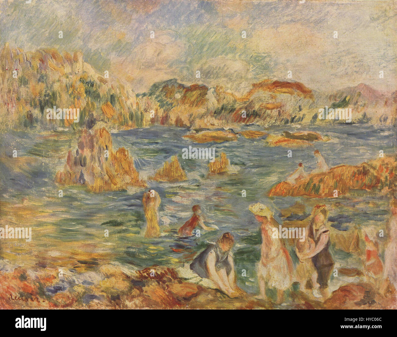 Pierre-Auguste Renoir, a French Impressionist painter, created works ...