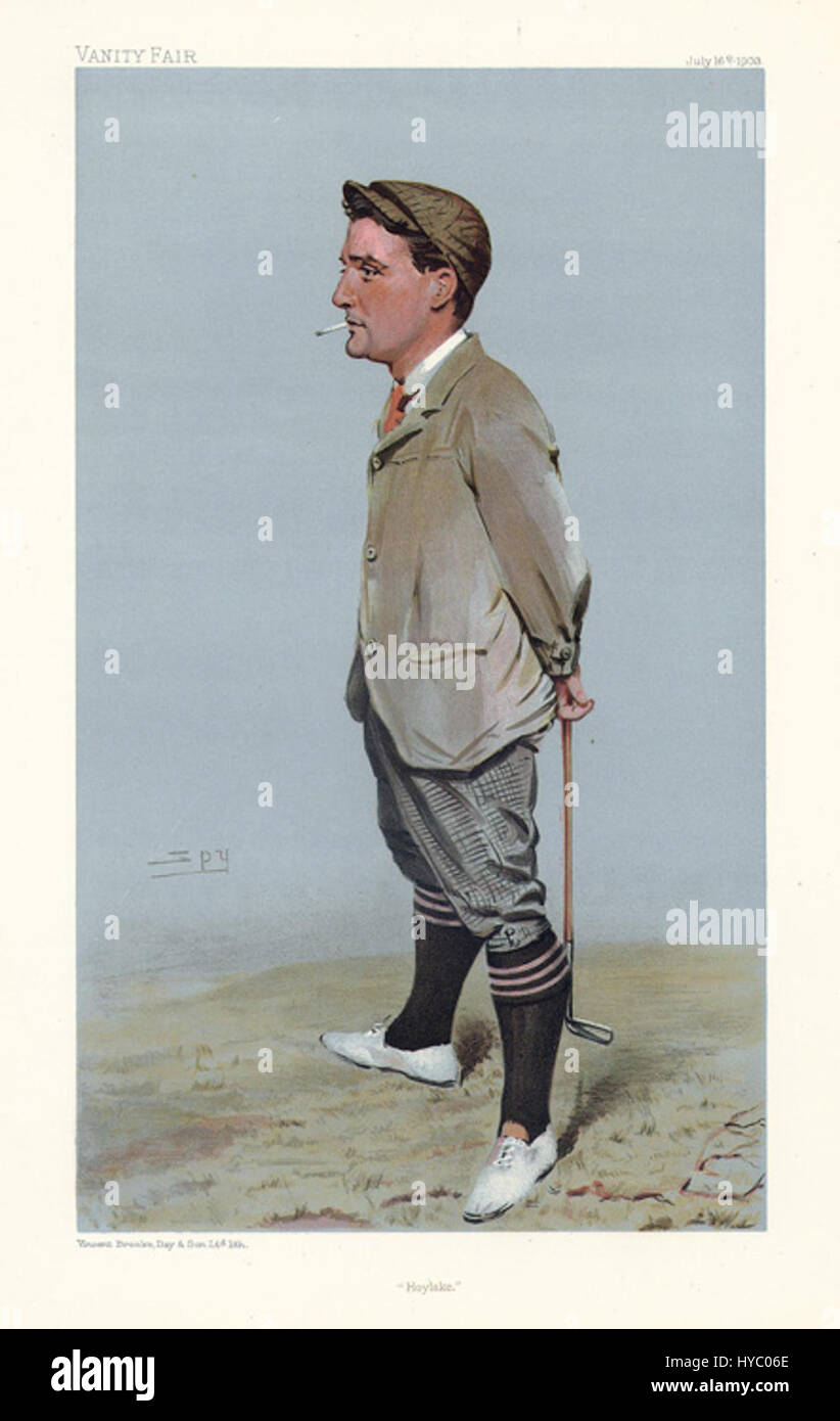The portrait of Harold Horsfall Hilton, featured in Vanity Fair on July ...