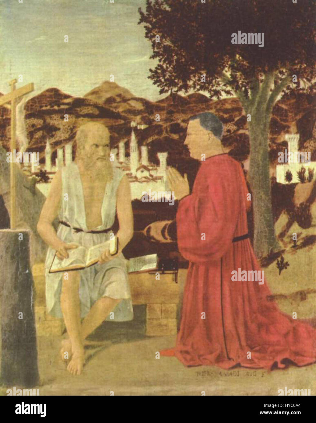 Piero della Francesca's work, identified by its number '043', showcases ...