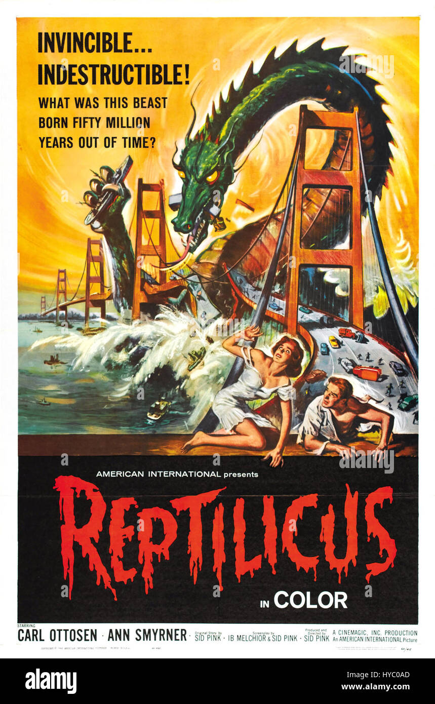 'Reptilicus' (3) refers to a 1960s science fiction film known for its ...