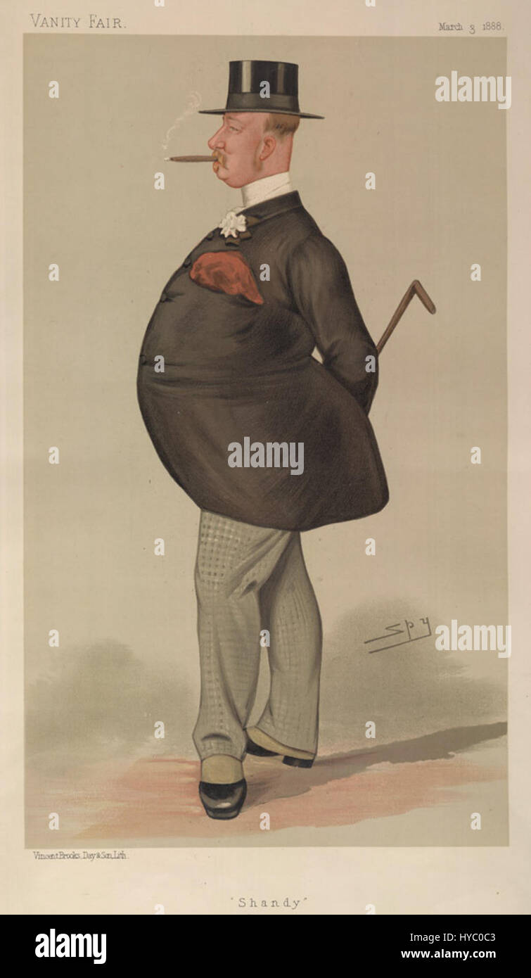 This 1888 Vanity Fair portrait features Reginald Walkeline Chandos Pole ...