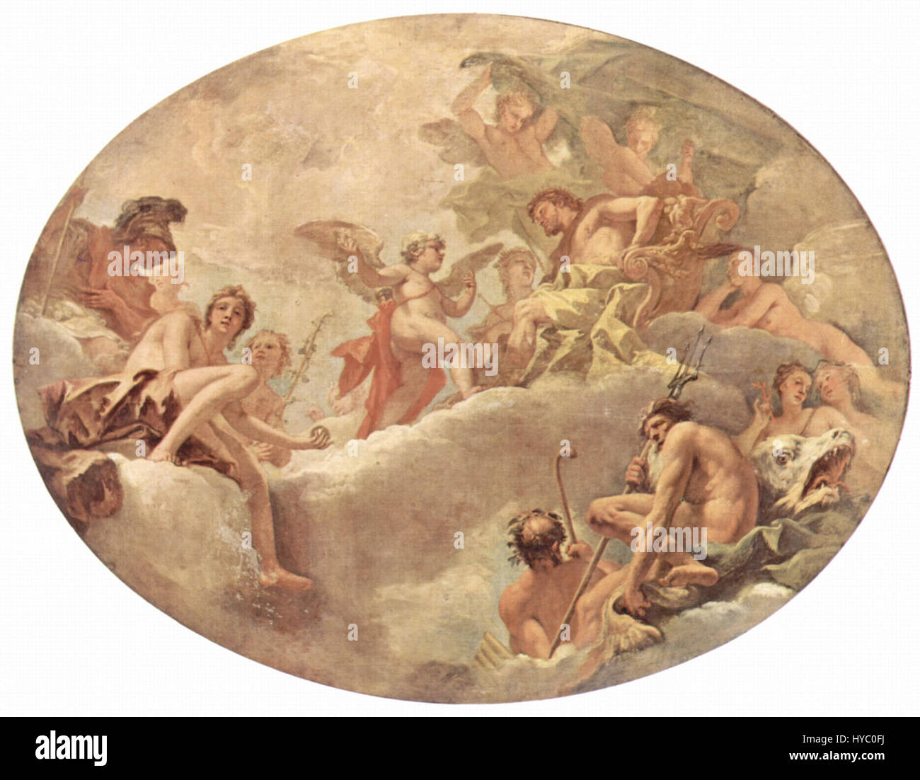 Sebastiano Ricci, an Italian Baroque artist, is known for his dramatic ...