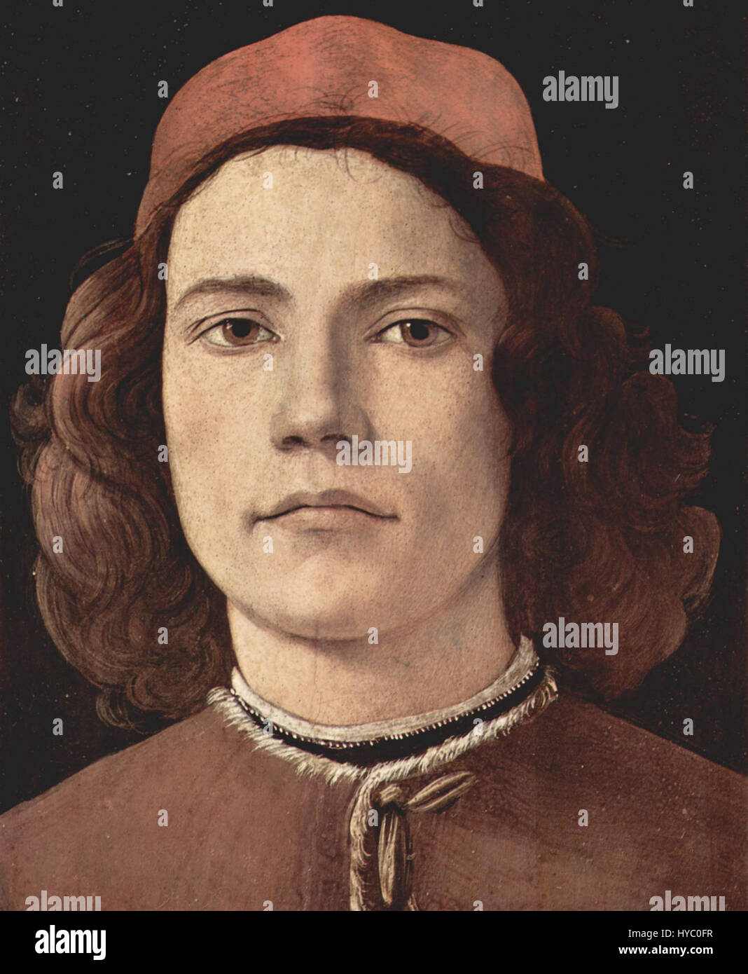A work by Italian Renaissance artist Sandro Botticelli, known for his ...