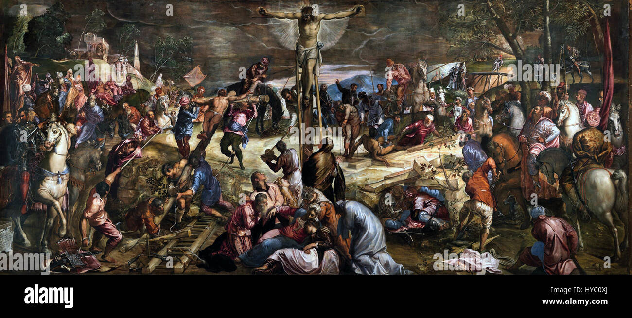 Tintoretto last supper hi-res stock photography and images - Alamy