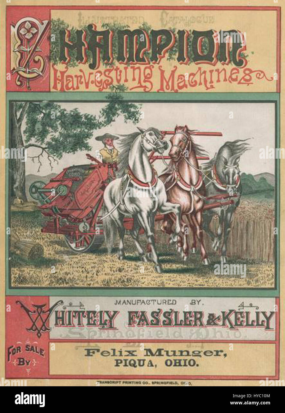 Whiteley, Fassler & Kelly Catalog cover, 1882 Stock Photo - Alamy