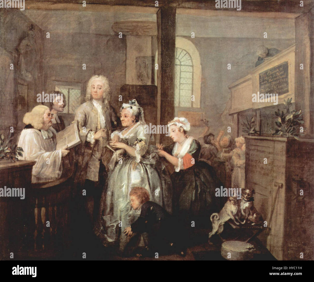 William Hogarth's 'A Rake's Progress' series is a famous set of ...