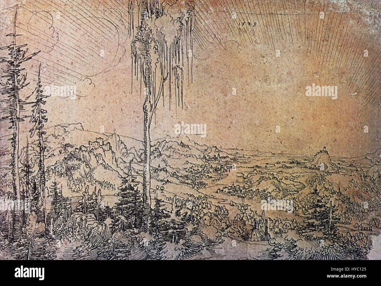 Wolf Huber, a German Renaissance painter, was known for his landscape ...