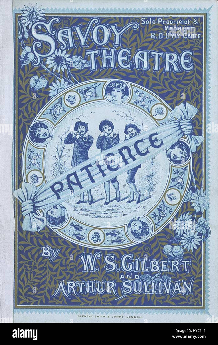 1881 patience hi-res stock photography and images - Alamy