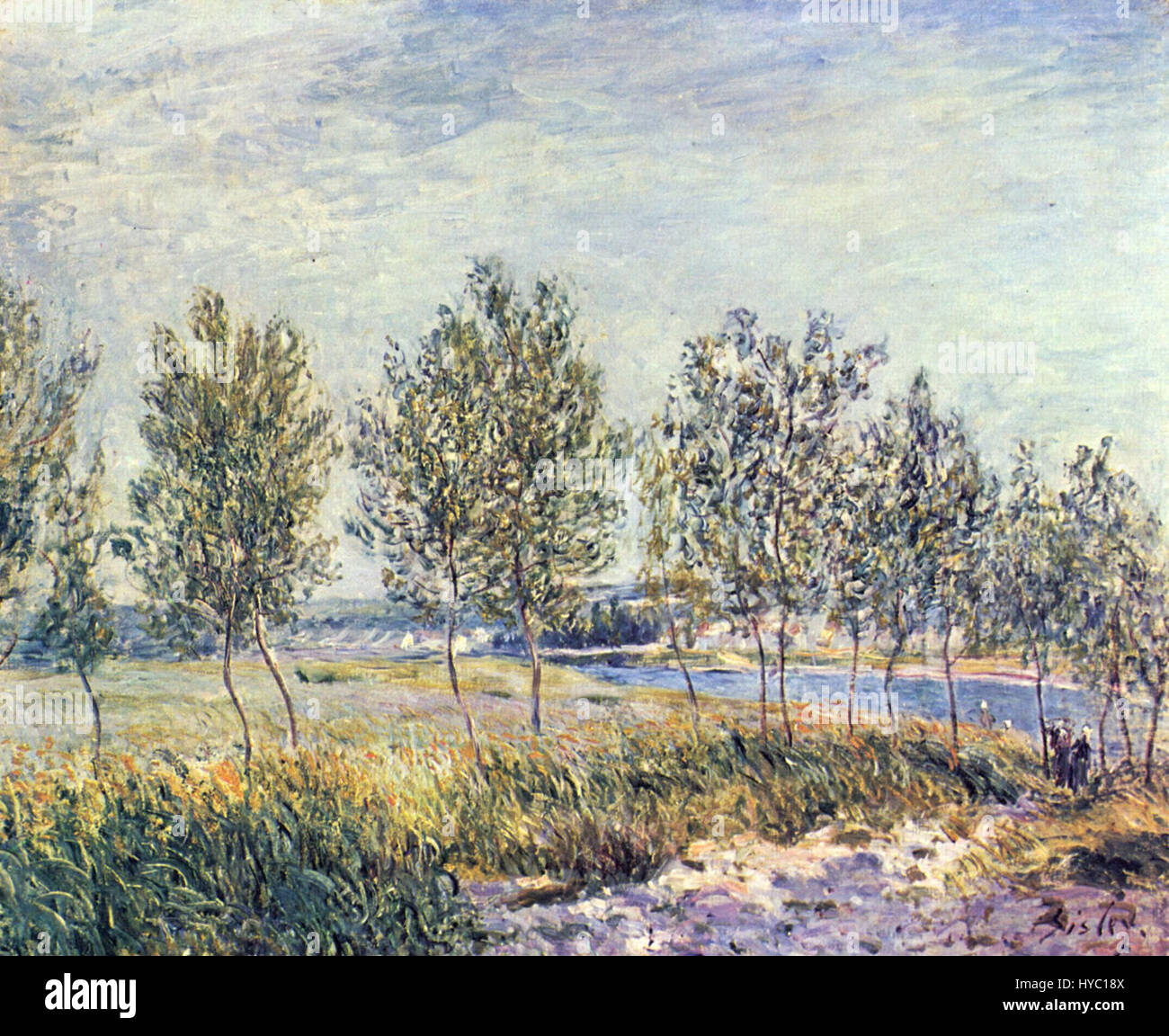 Alfred Sisley, a French Impressionist painter, is known for his ...