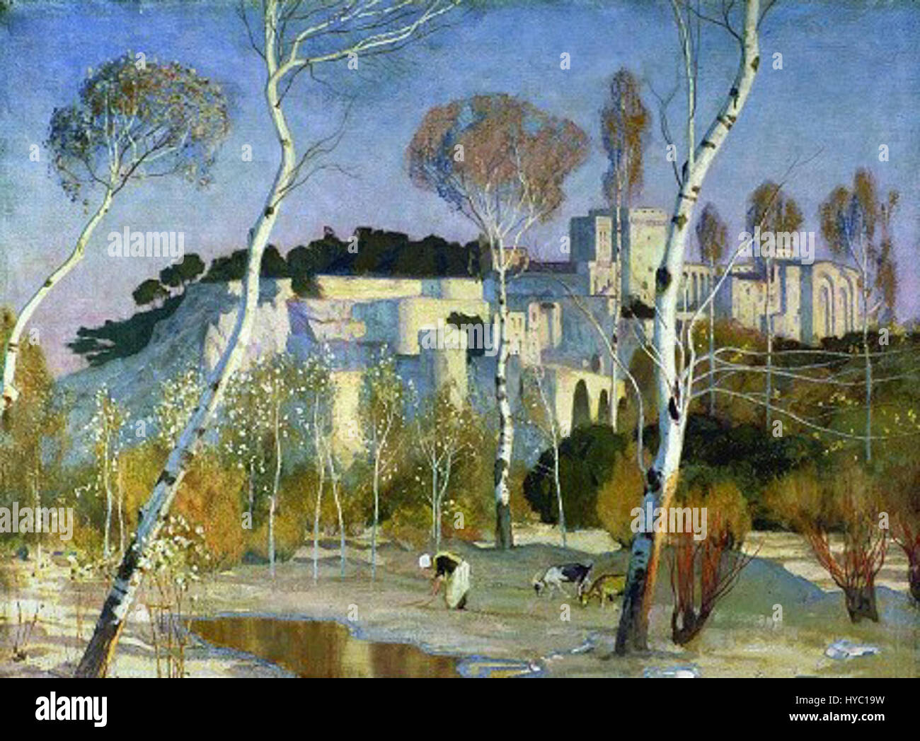 Adrian Stokes' 'Palace of the Popes at Avignon' showcases the ...