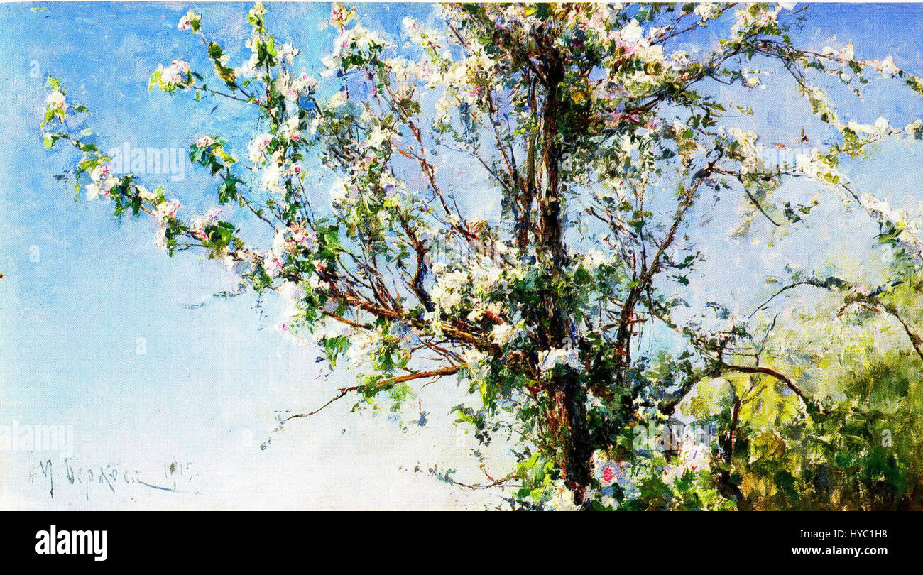 'Apple tree in bloom' captures the fleeting beauty of the apple tree ...