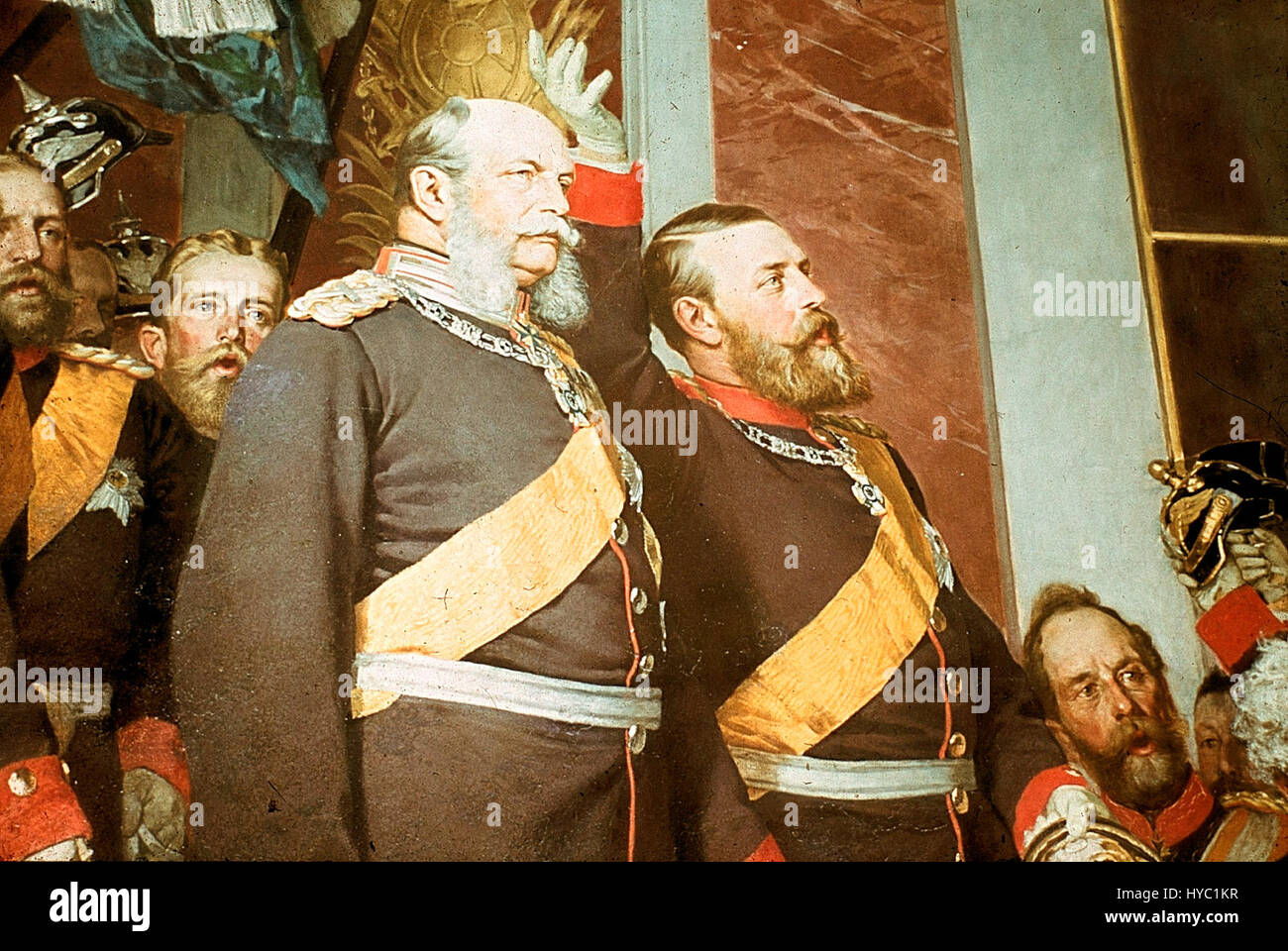 'Kaiserproklamation' (The Proclamation of the Emperor) by Anton von ...