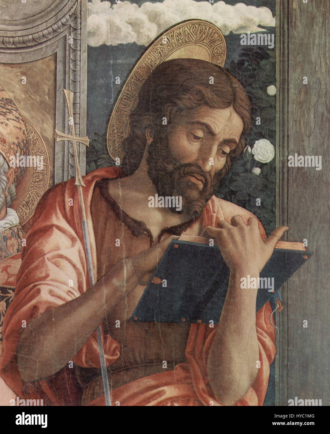 This artwork by Andrea Mantegna is part of his series of religious ...