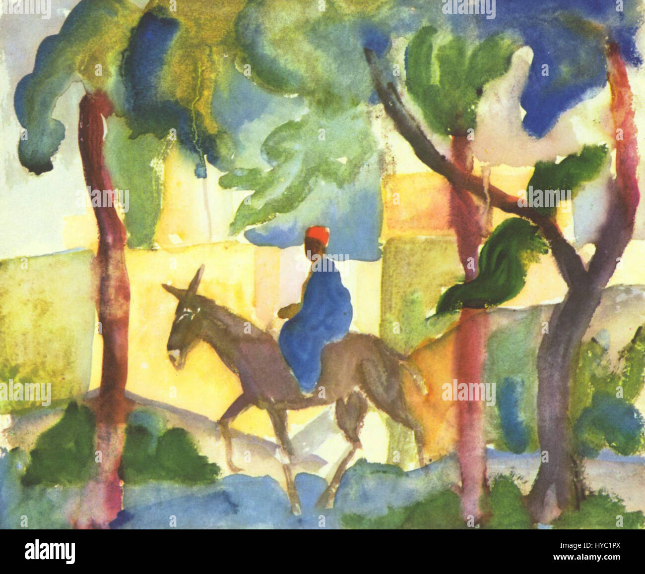 August Macke's 007 is a vibrant expression of German Expressionism ...