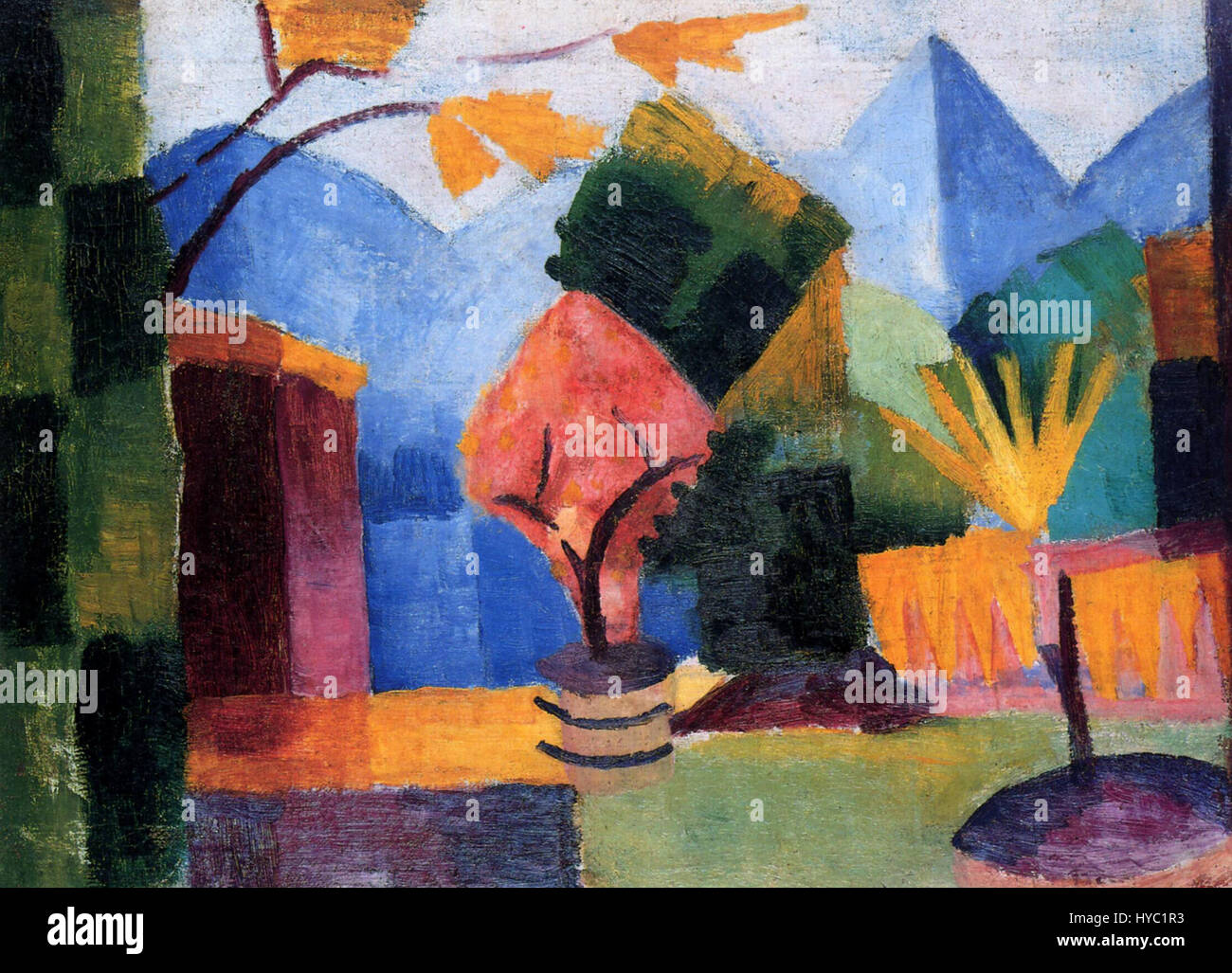 *010* by August Macke is a vibrant piece showcasing the German ...