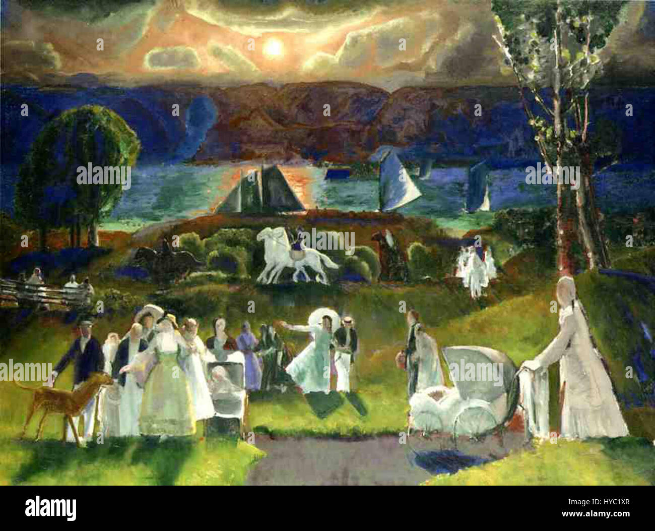 George bellows work of art hi-res stock photography and images - Alamy