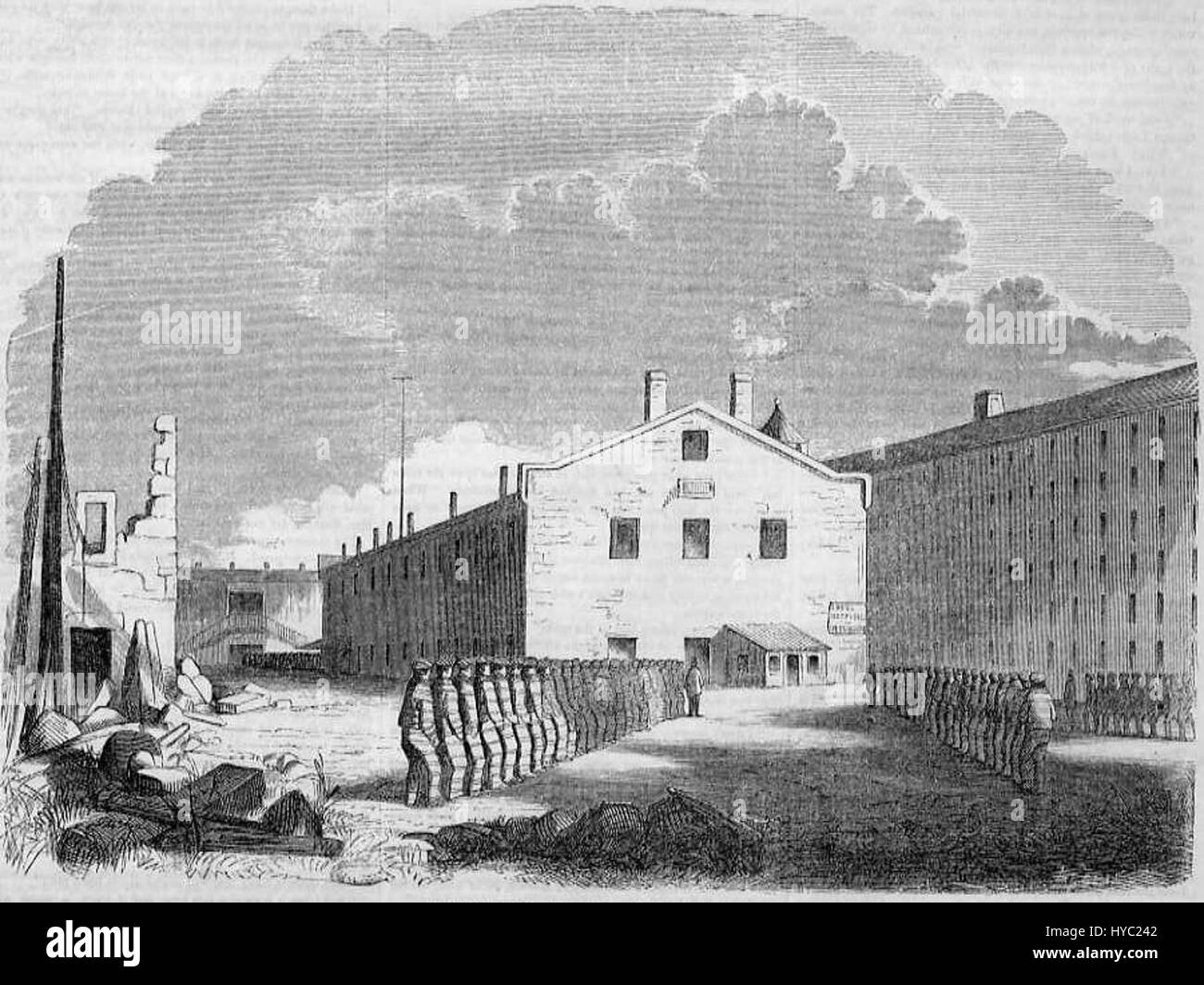 Sing Sing prison, located in Ossining, New York, is a historic maximum ...