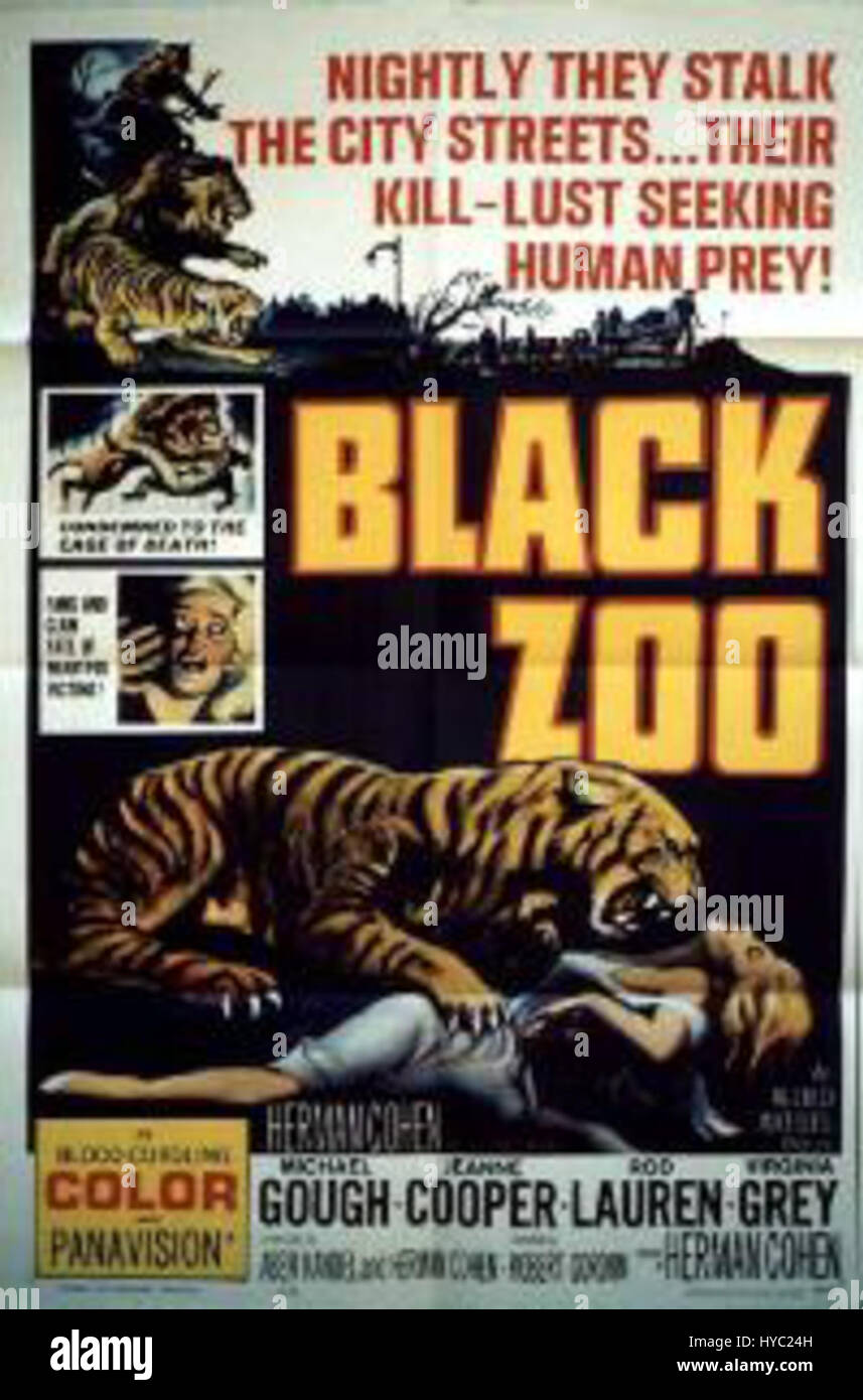 This 'BlackZooposter' features a graphic design highlighting the bold ...