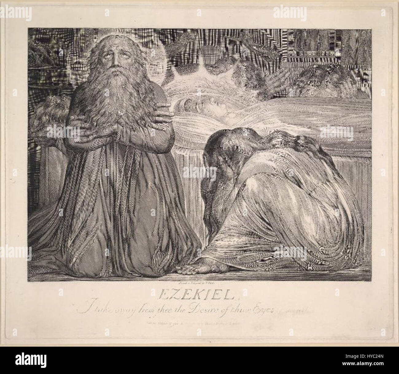'Ezekiel' by William Blake is a visual interpretation of the biblical ...