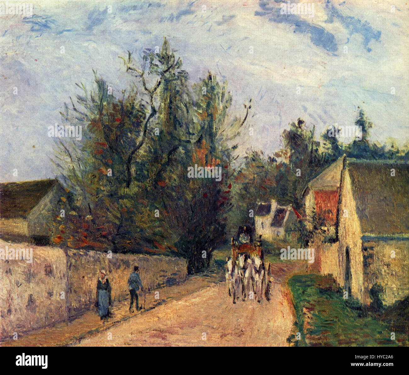 Camille Pissarro’s 034 is a piece from his renowned series of ...