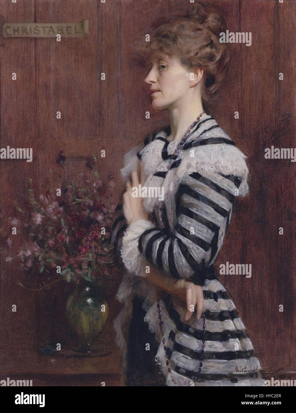 'Christabel Cockerell, Lady Frampton' is a portrait painted by Arthur ...