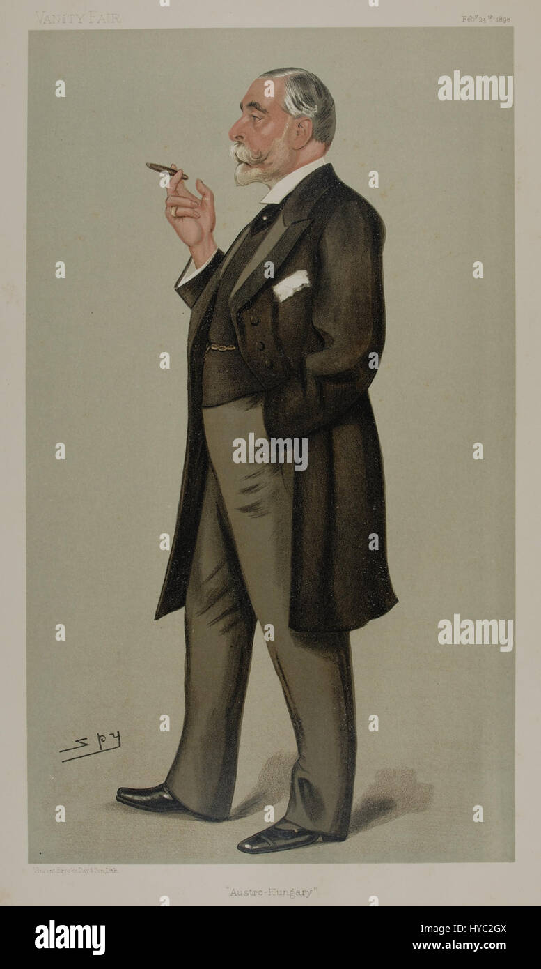 This caricature of Count Franz Deym was featured in Vanity Fair on ...