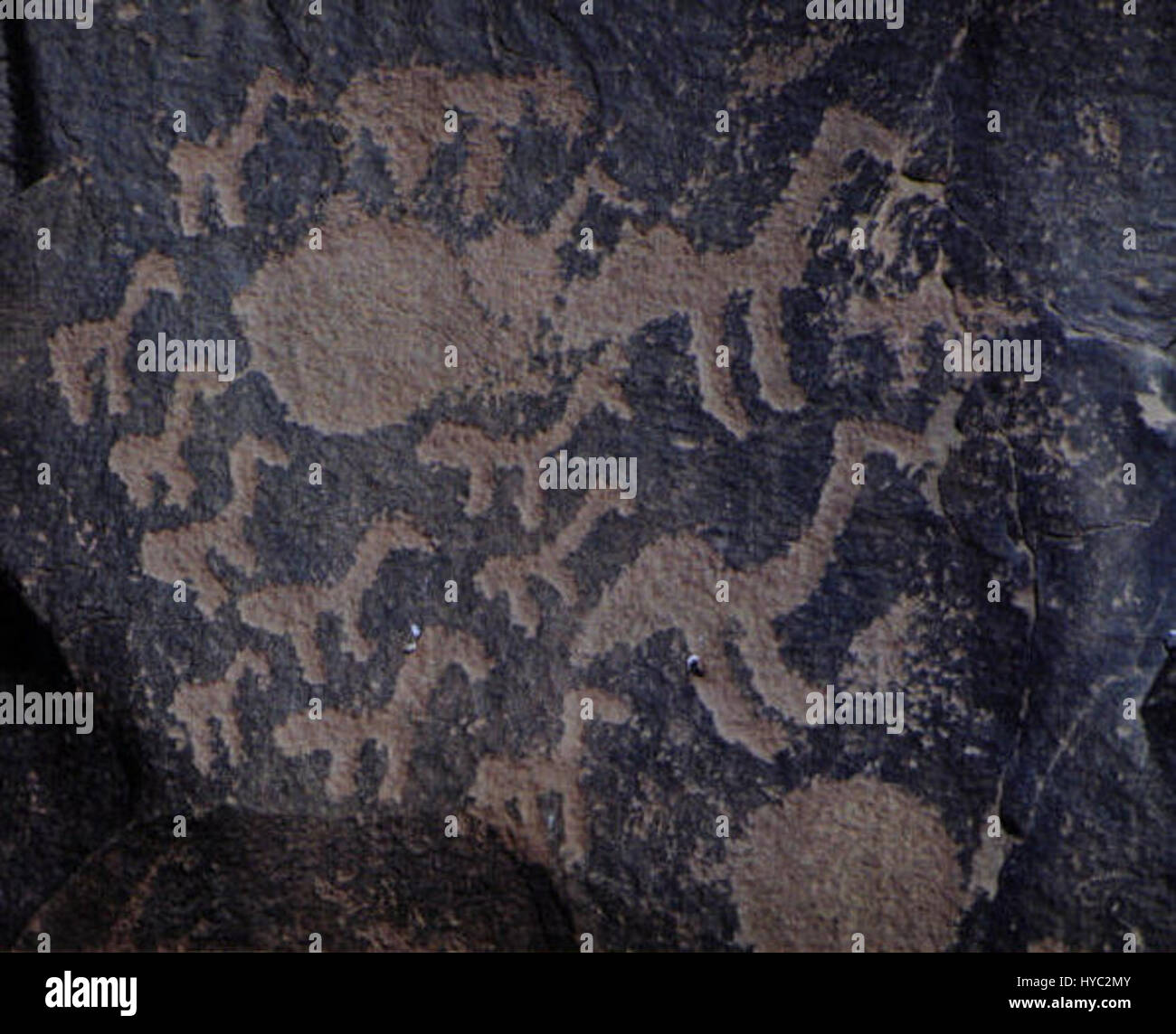 This depiction of prehistory highlights significant milestones in human ...