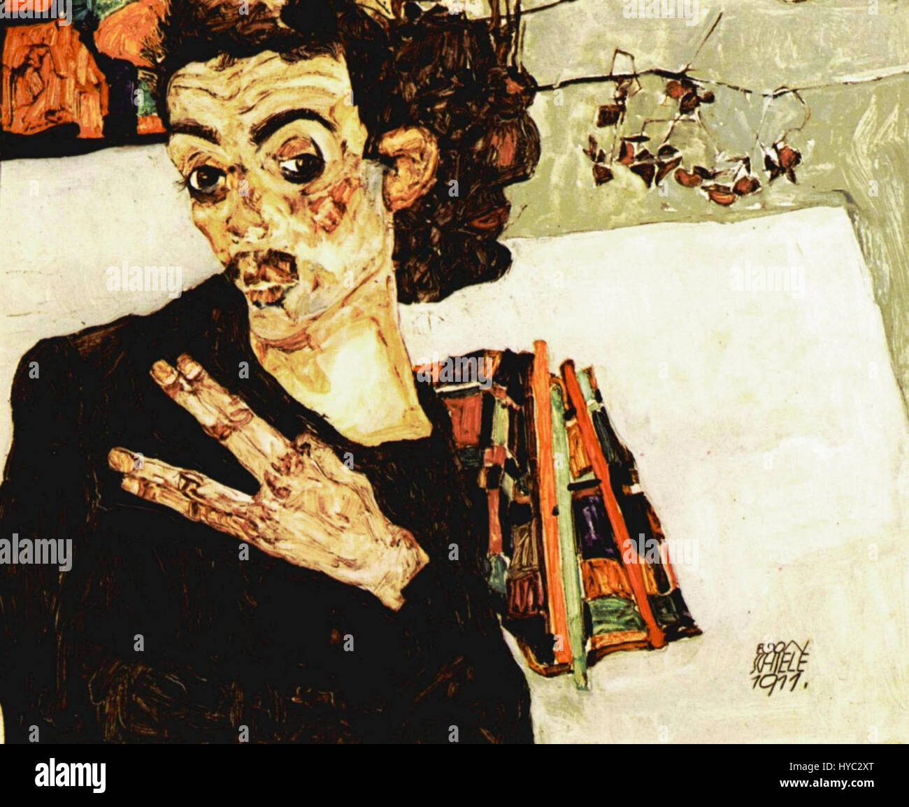 Egon Schiele was an Austrian expressionist painter known for his raw ...