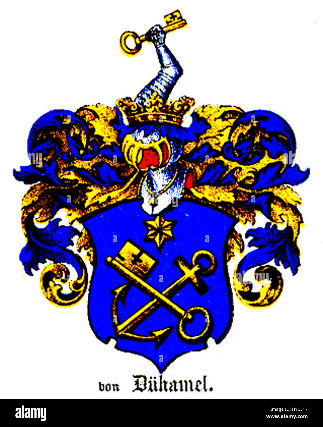 The Duehamel Coat of Arms (CoA) is a heraldic emblem representing the ...