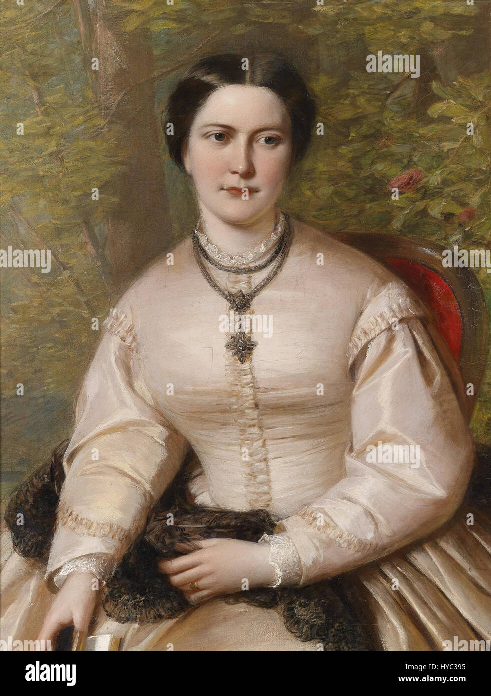 English lady painting 19th century hi-res stock photography and images - Alamy