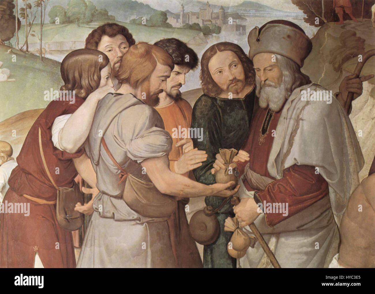 Friedrich Overbeck, a German painter of the 19th century, was part of ...