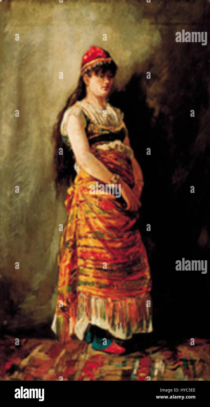 Emmanuel Zamor A Oriental, 1884 Stock Photo - Alamy