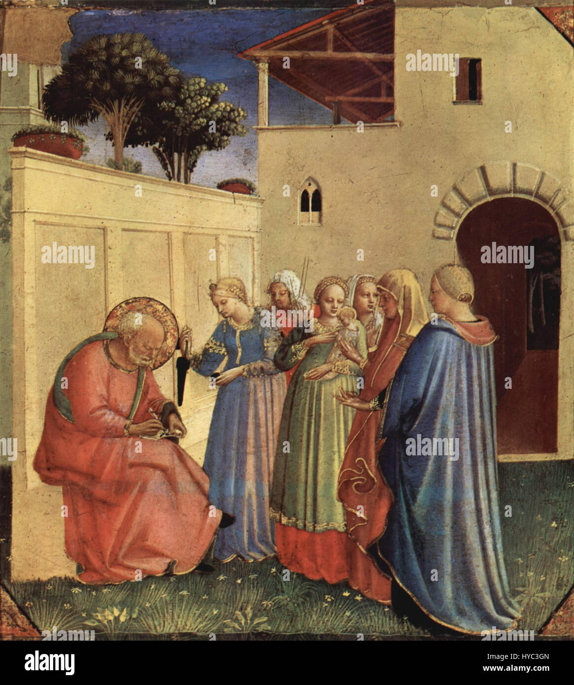 This work by Fra Angelico, a renowned early Renaissance painter ...