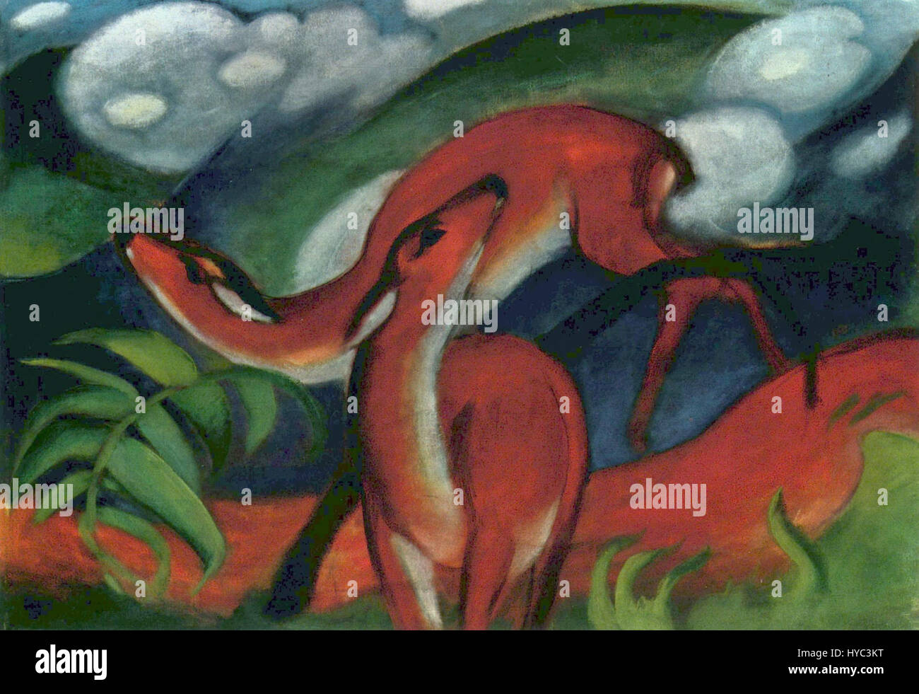 Franz Marc’s *022* represents the German artist’s style during the ...