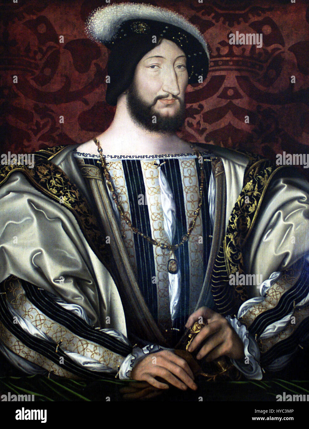 A historical portrait of King Francis I of France, known for his ...