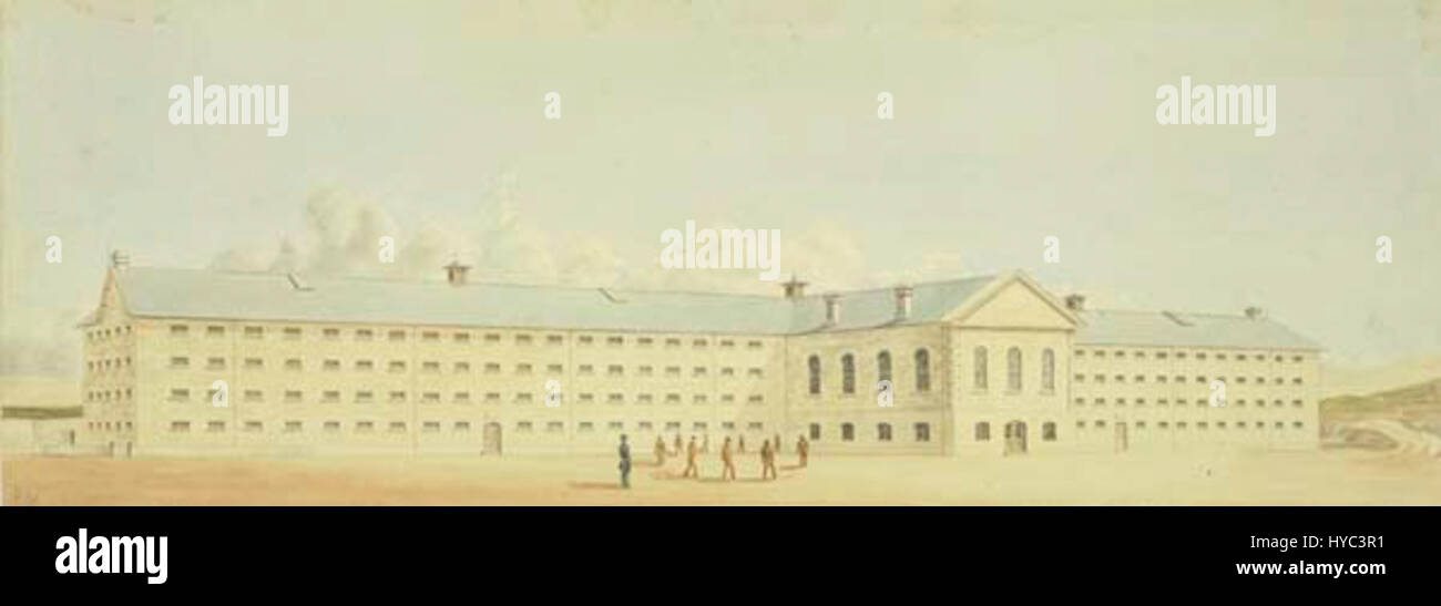 Fremantle Prison, as depicted by Henry Wray, is an iconic historical ...