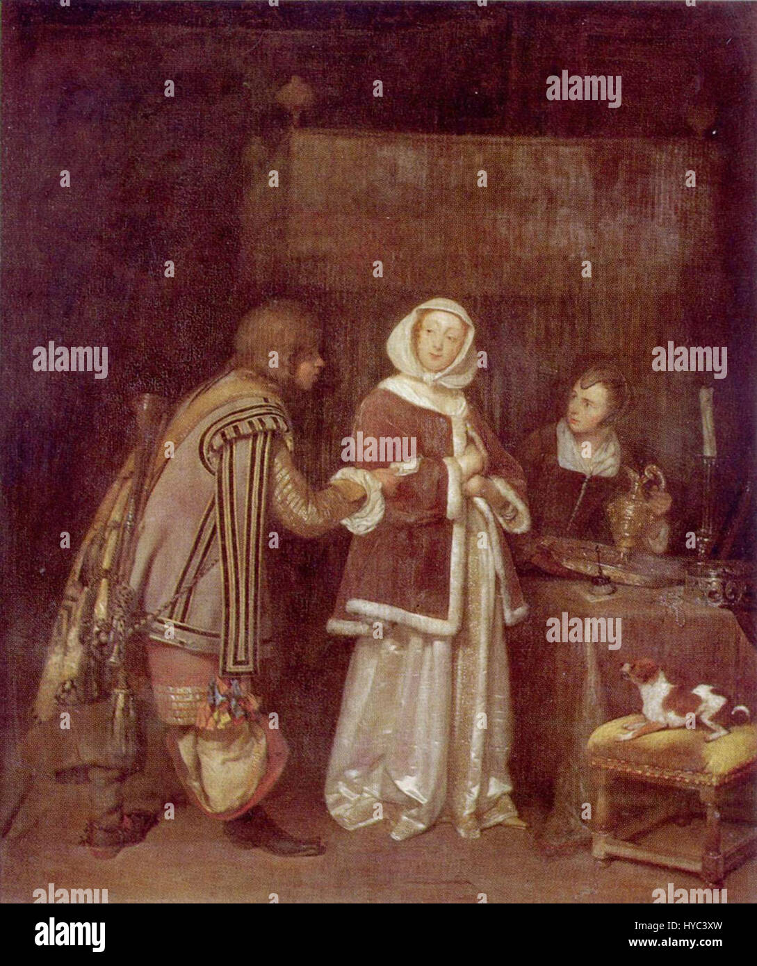 Gerard ter Borch the Younger’s painting *d. J. 005* is a refined ...