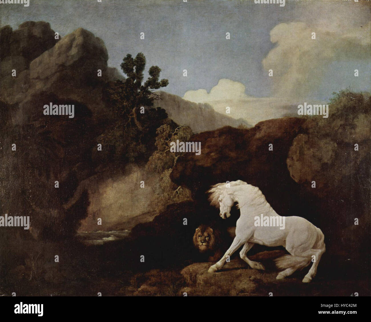 George Stubbs, a renowned British artist, is famous for his equine ...