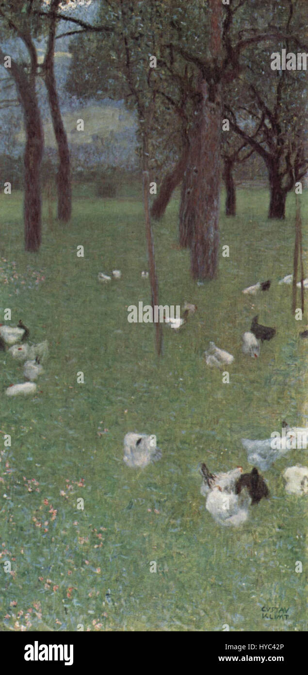 This work by Gustav Klimt captures his signature use of gold leaf and ...