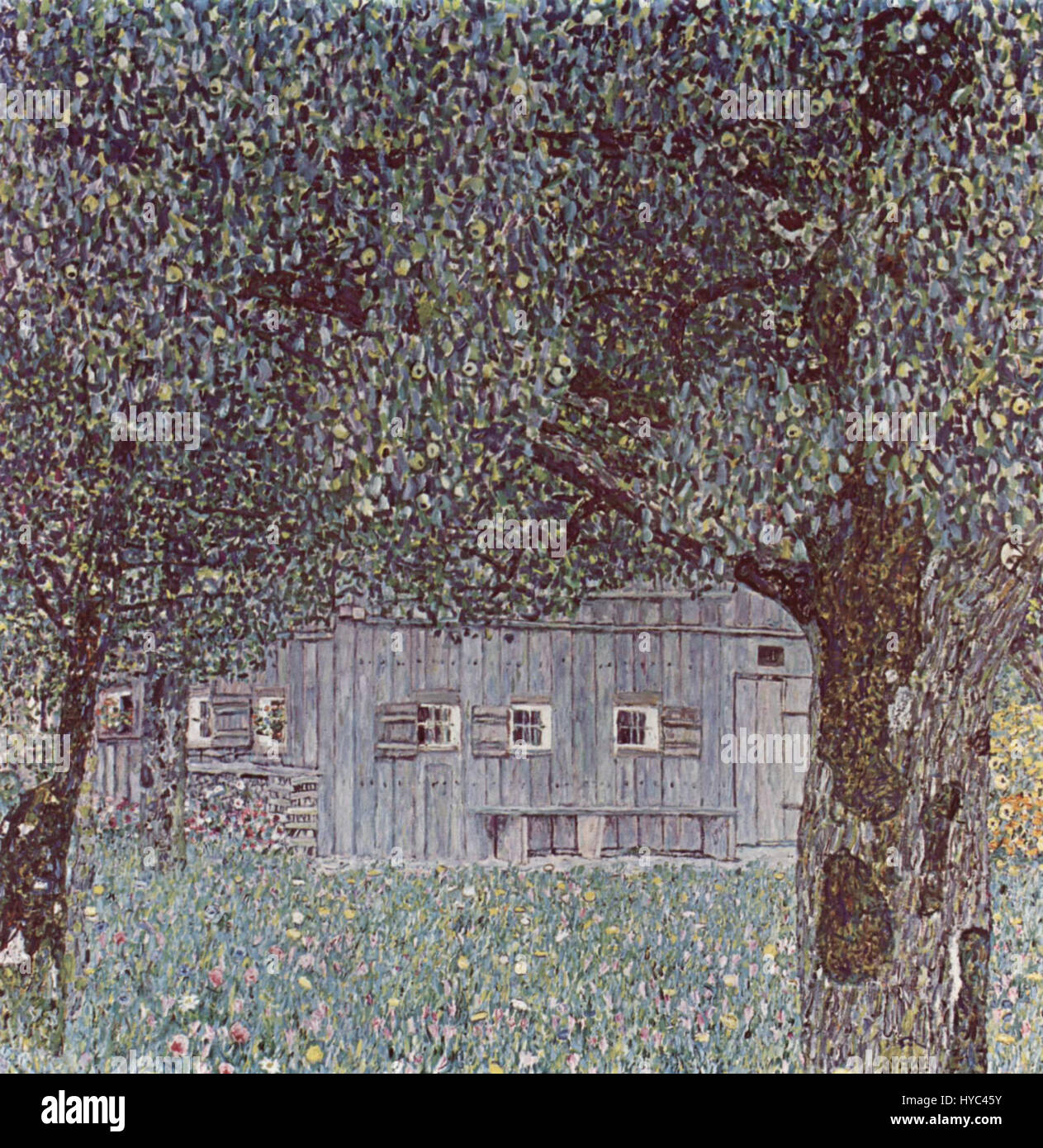 This piece by Gustav Klimt features the artist’s signature style ...