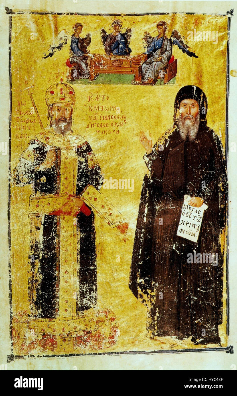 Illuminated manuscript page by the Master of the Schriften des Johannes ...