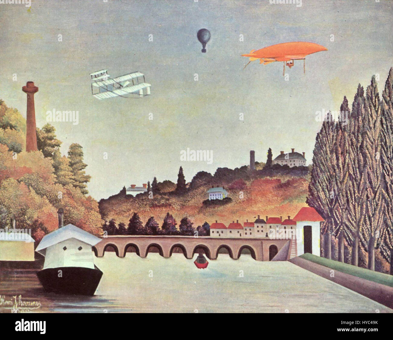 Henri Rousseau’s untitled painting reflects his unique style of naivety ...