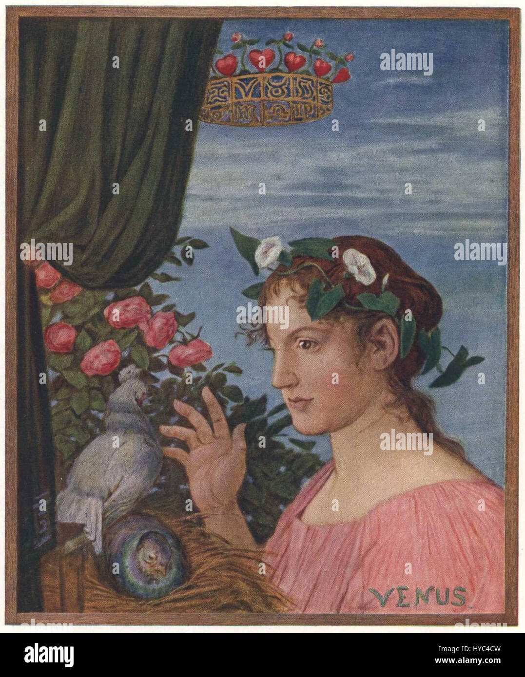 Hans Thoma's 'Venus' features the classical goddess depicted in an ...